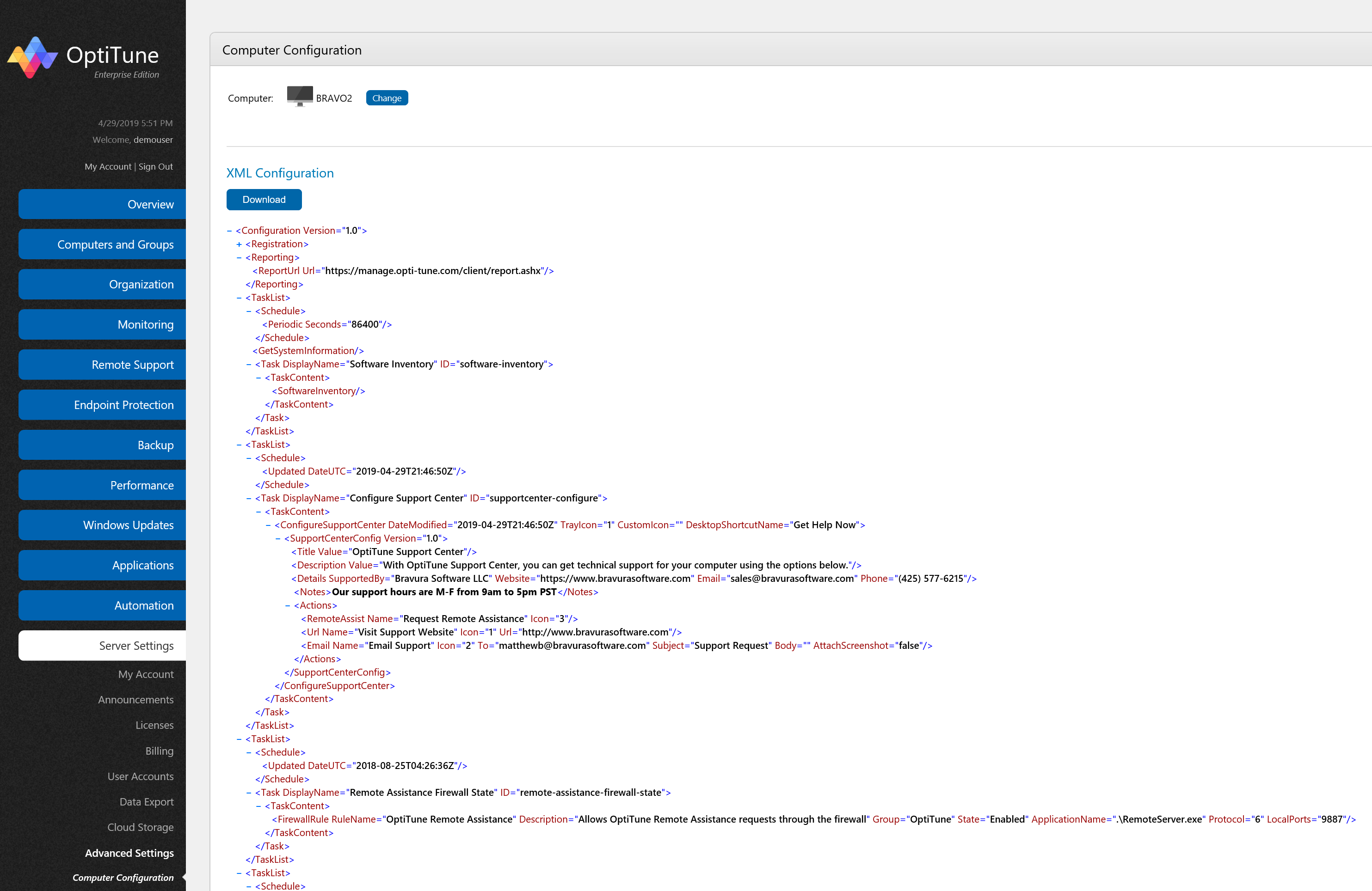 Computer Configuration Diagnostics
